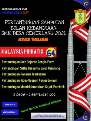 PERTANDINGAN SAMBUTAN BULAN KEBANGSAAN SMKDC 2021 – MyLink