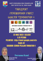 UNIT BIMBINGAN & KAUNSELING SMK SEKSYEN 16 – MyLink